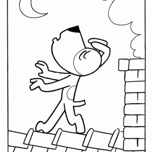 Reksio - Kolorowanki dla dzieci - Kolorowanki do druku